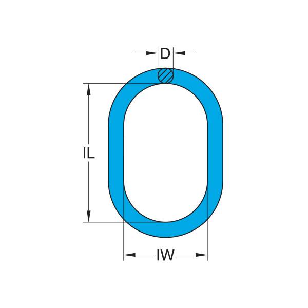 Grade 100 Master Link - for 1 & 2 leg chain slings | Chain & Rigging ...