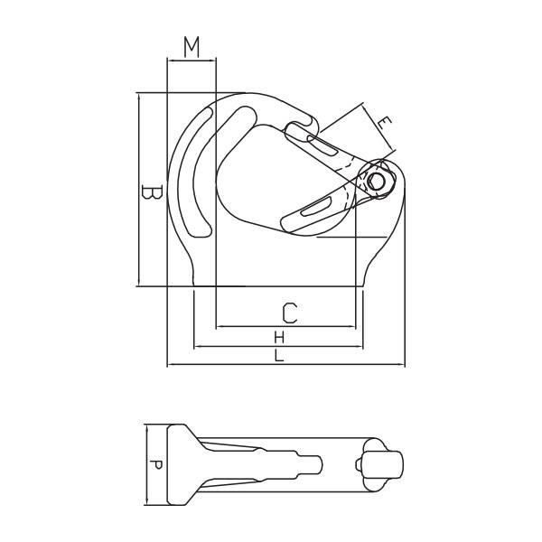 Grade 80 Weld-On Hook | Chain & Rigging Supplies