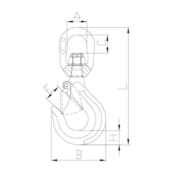Grade 80 Swivel Sling Hook | Chain & Rigging Supplies