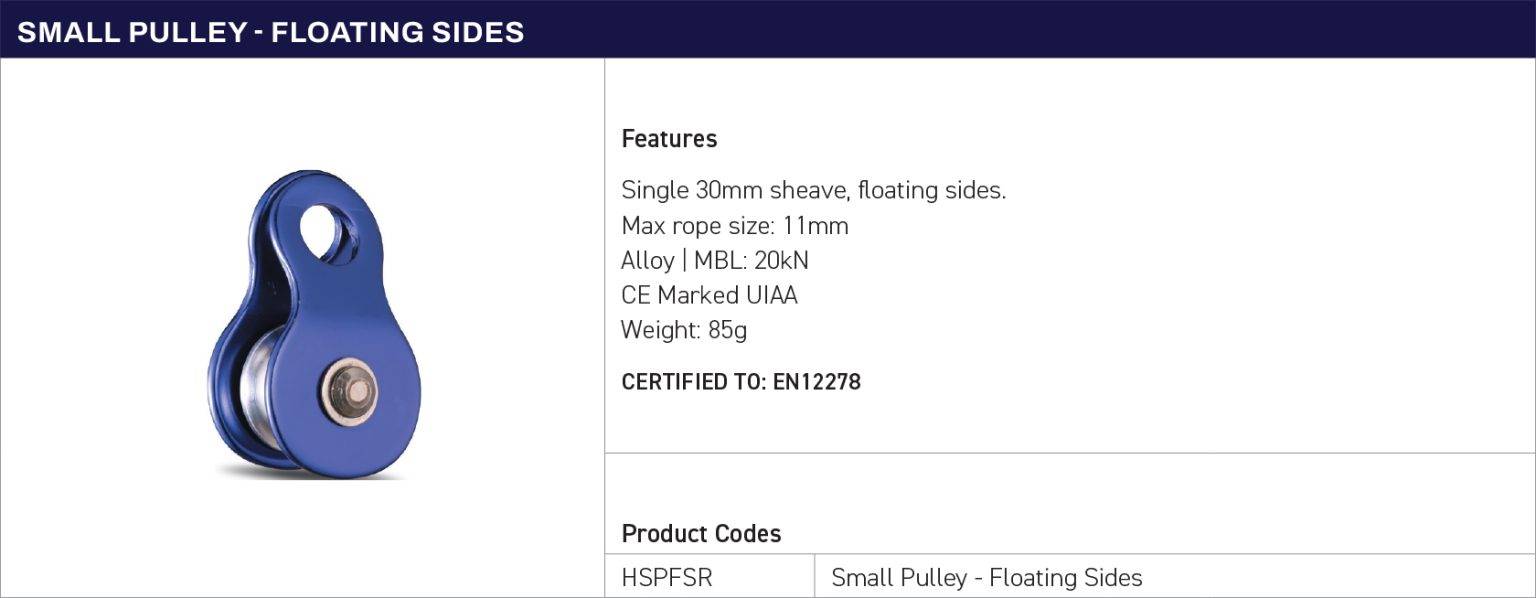 Small Pulley - Floating Sides Round | Chain & Rigging Supplies