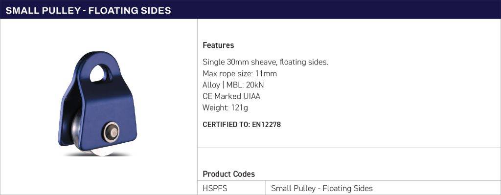 Small Pulley - Floating Sides Square | Chain & Rigging Supplies