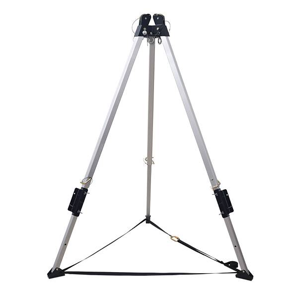 Tripod with Double Pulley Head - 7Ft | Chain & Rigging Supplies